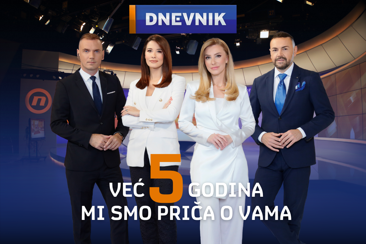 Peti rođendan Dnevnika Nove, lidera televizijskog newsa u Bosni i ...